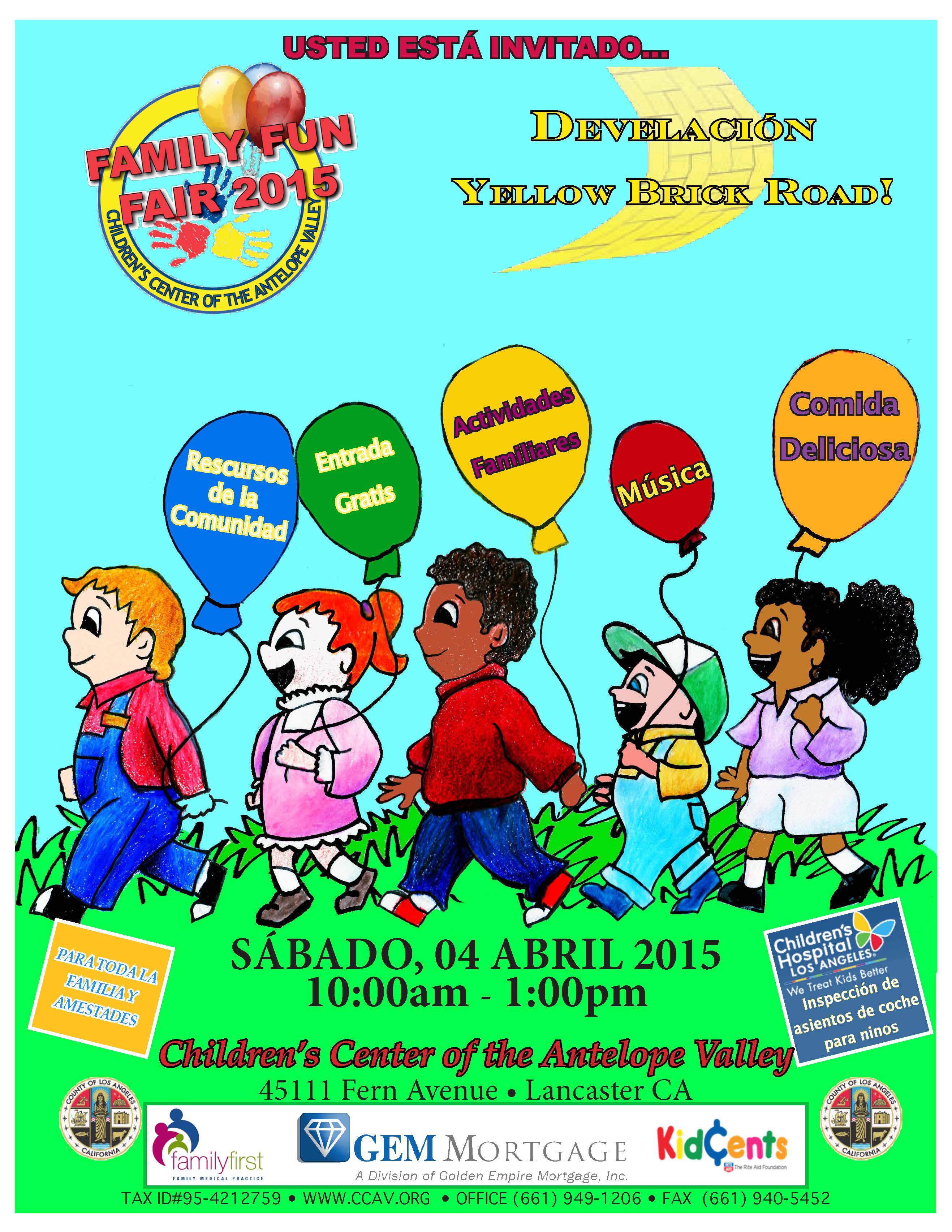 Tarzana Treatment Centers | Children’s Center Annual Family Fun Fair ...
