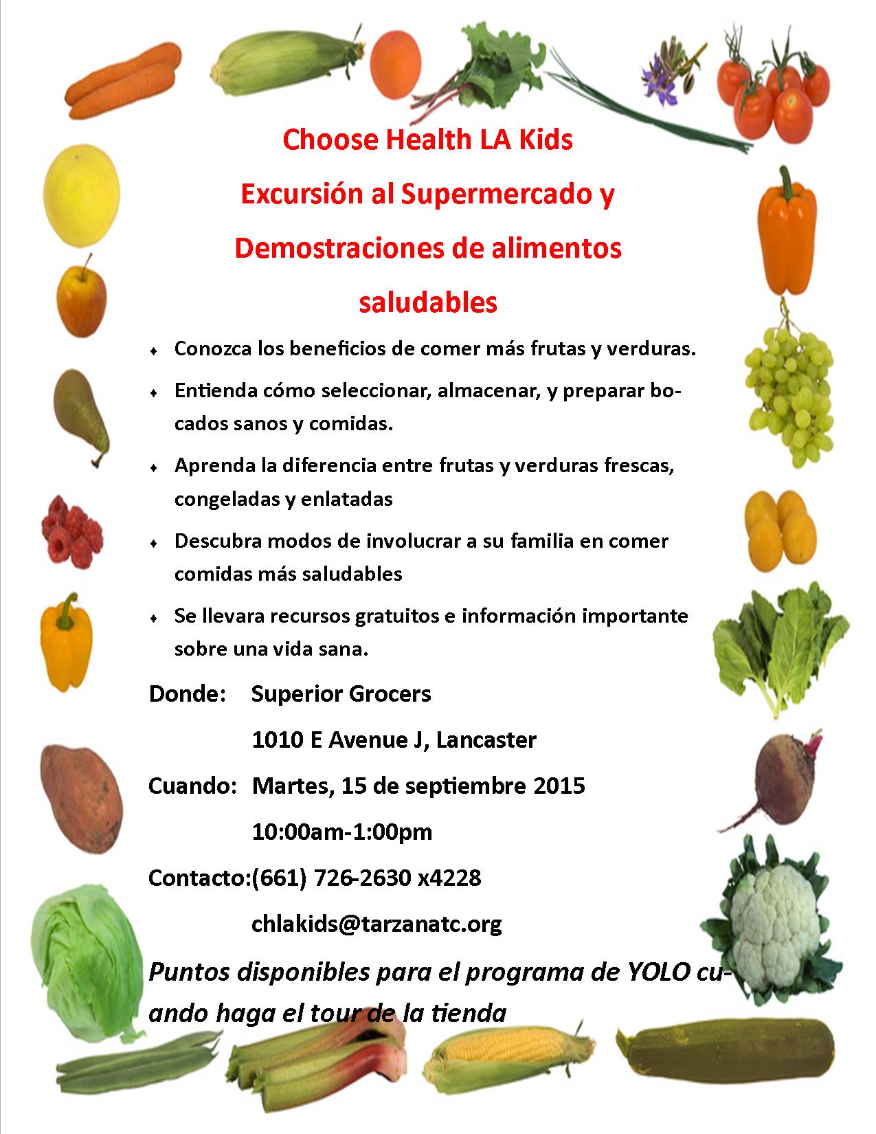 Tarzana Treatment Centers | CHLA Kids Grocery Store Tour and Healthy ...